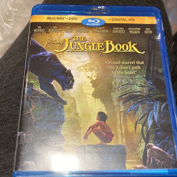 Disney | Media | The Jungle Book Blue Ray And Dvd Slightly Used | Poshmark